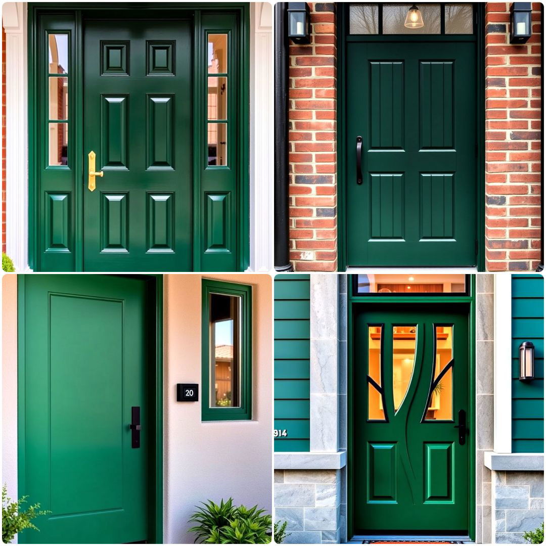 15 Emerald Green Front Door Ideas For A Bold Entrance